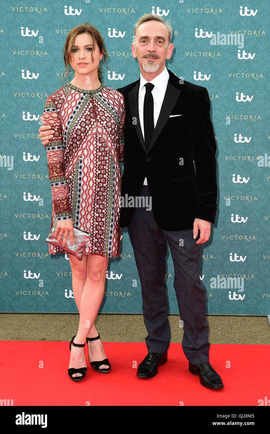Sophie Cookson and Adrian Schiller attending the world premiere ...