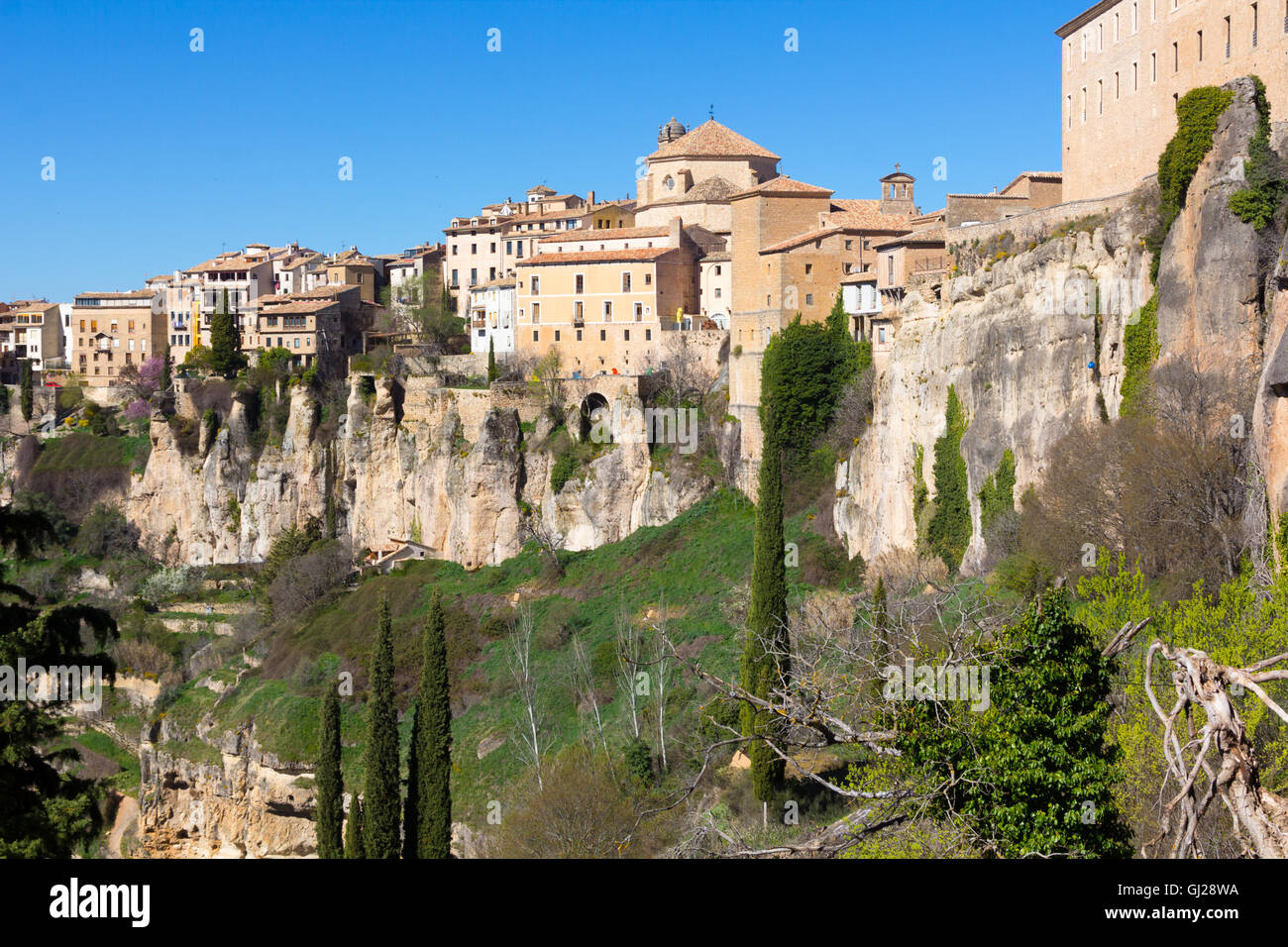 General view of the historic city of Cuenca, Spain Stock Photo - Alamy