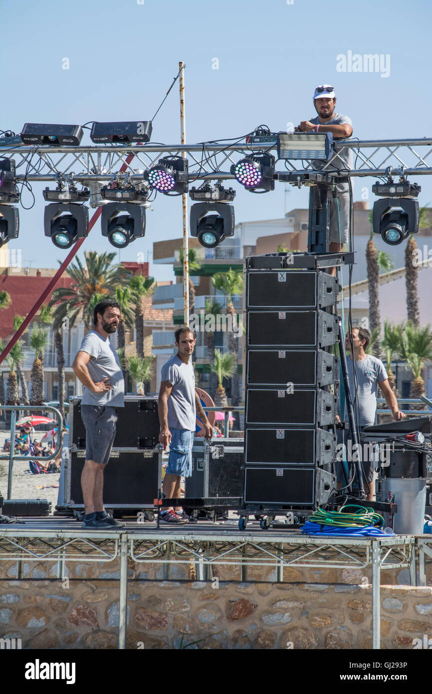Stage sound system hi-res stock photography and images - Alamy