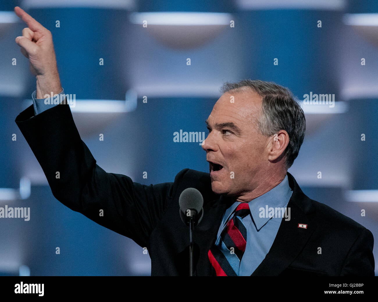 Philadelphia, Pennsylvania, USA,28th July 2016 Senator Tim Kaine ...