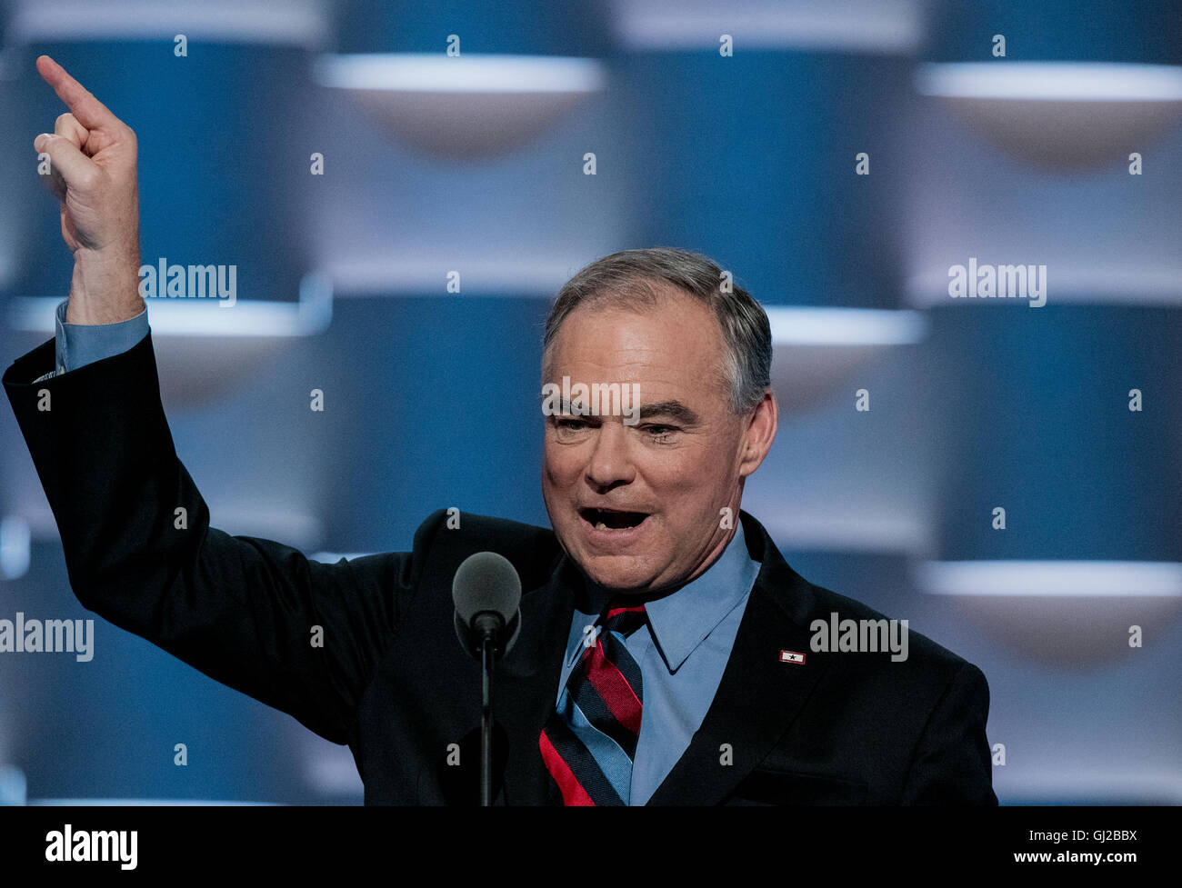 Philadelphia, Pennsylvania, USA,28th July 2016 Senator Tim Kaine ...