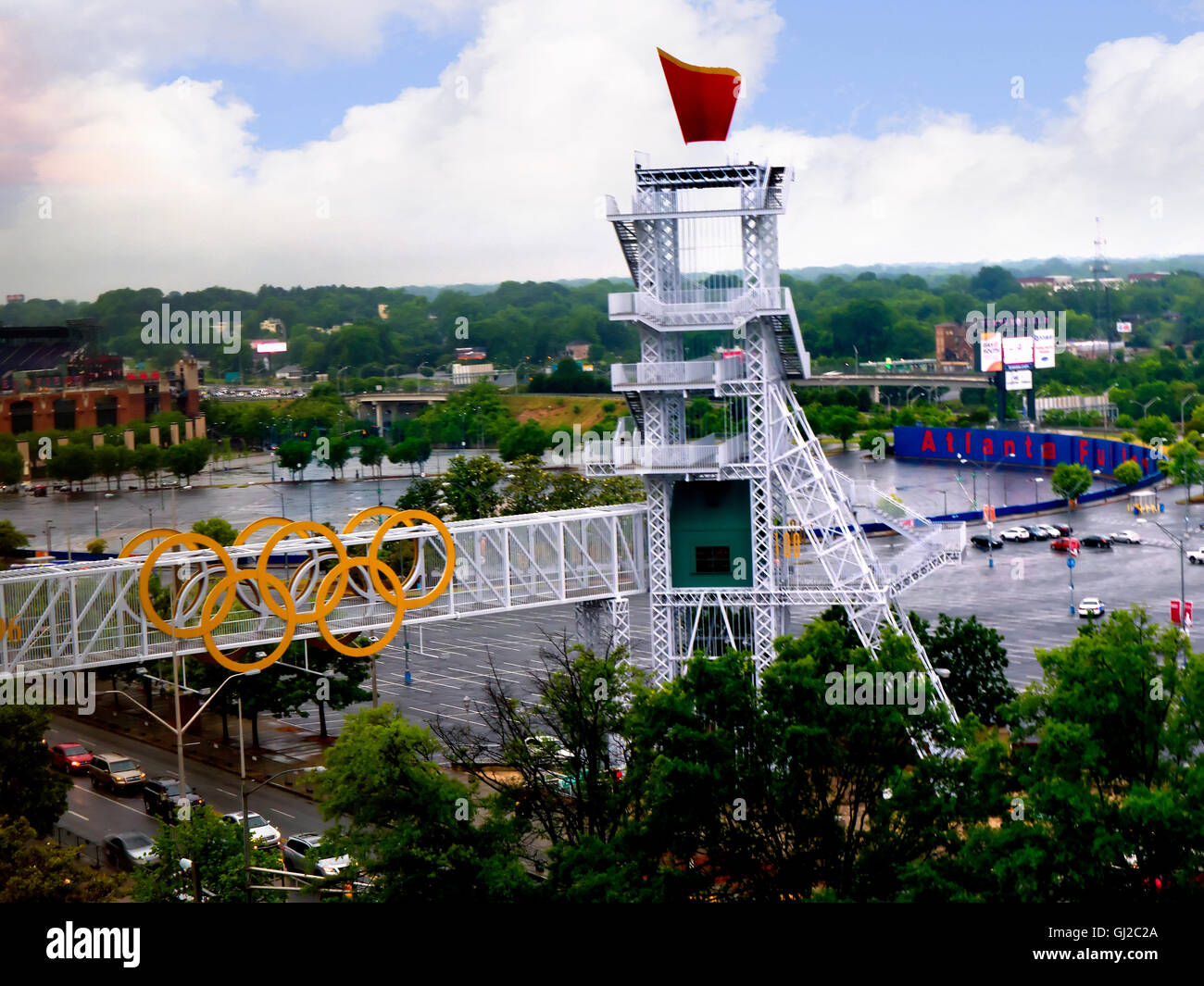 Olympics Bridge in Atlanta which is the capital of and the most ...