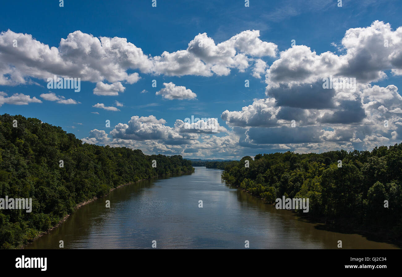 Peaceful view river winding hi-res stock photography and images - Alamy