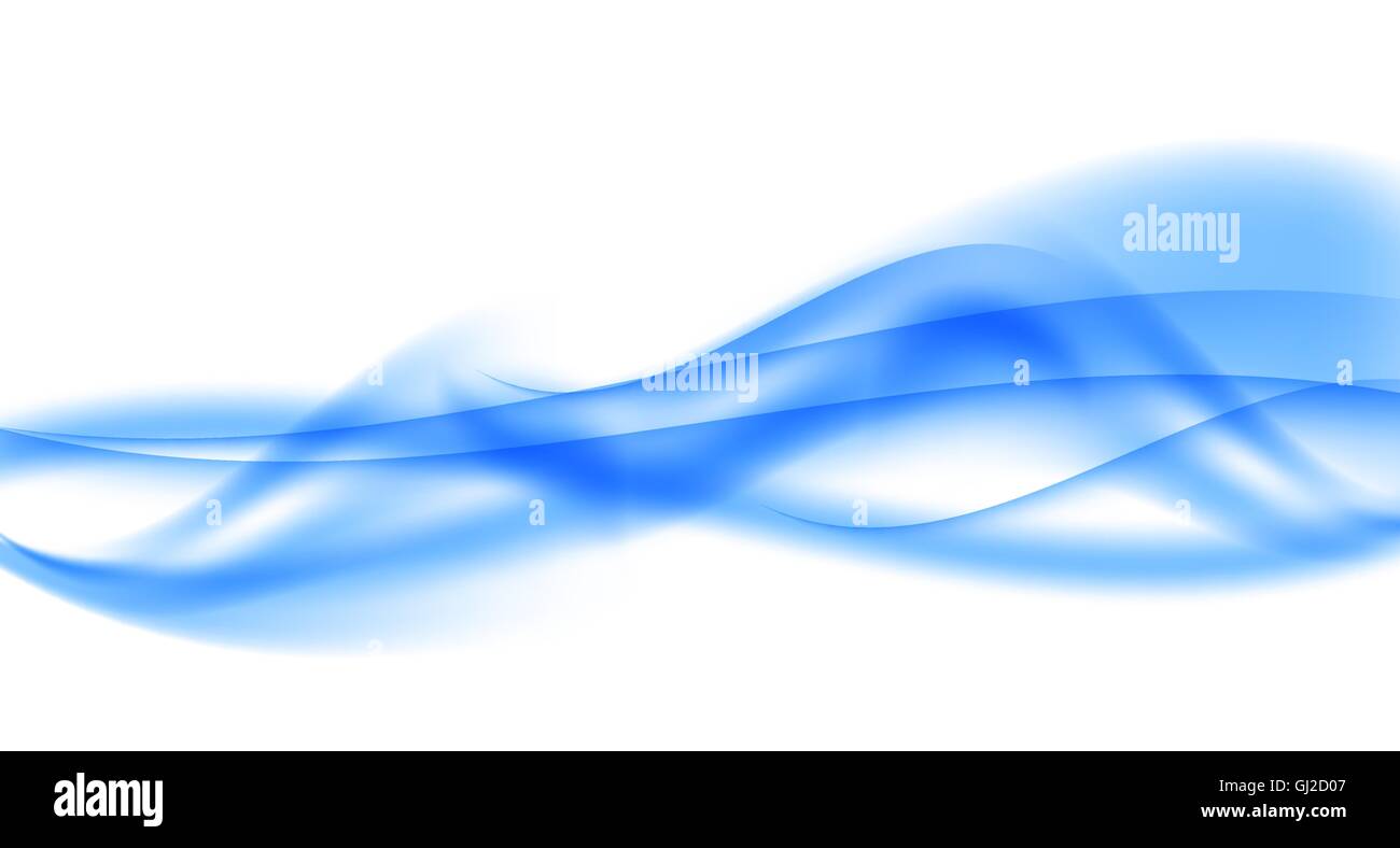 Abstract Wave on White Background. Vector Illustration Stock Vector ...