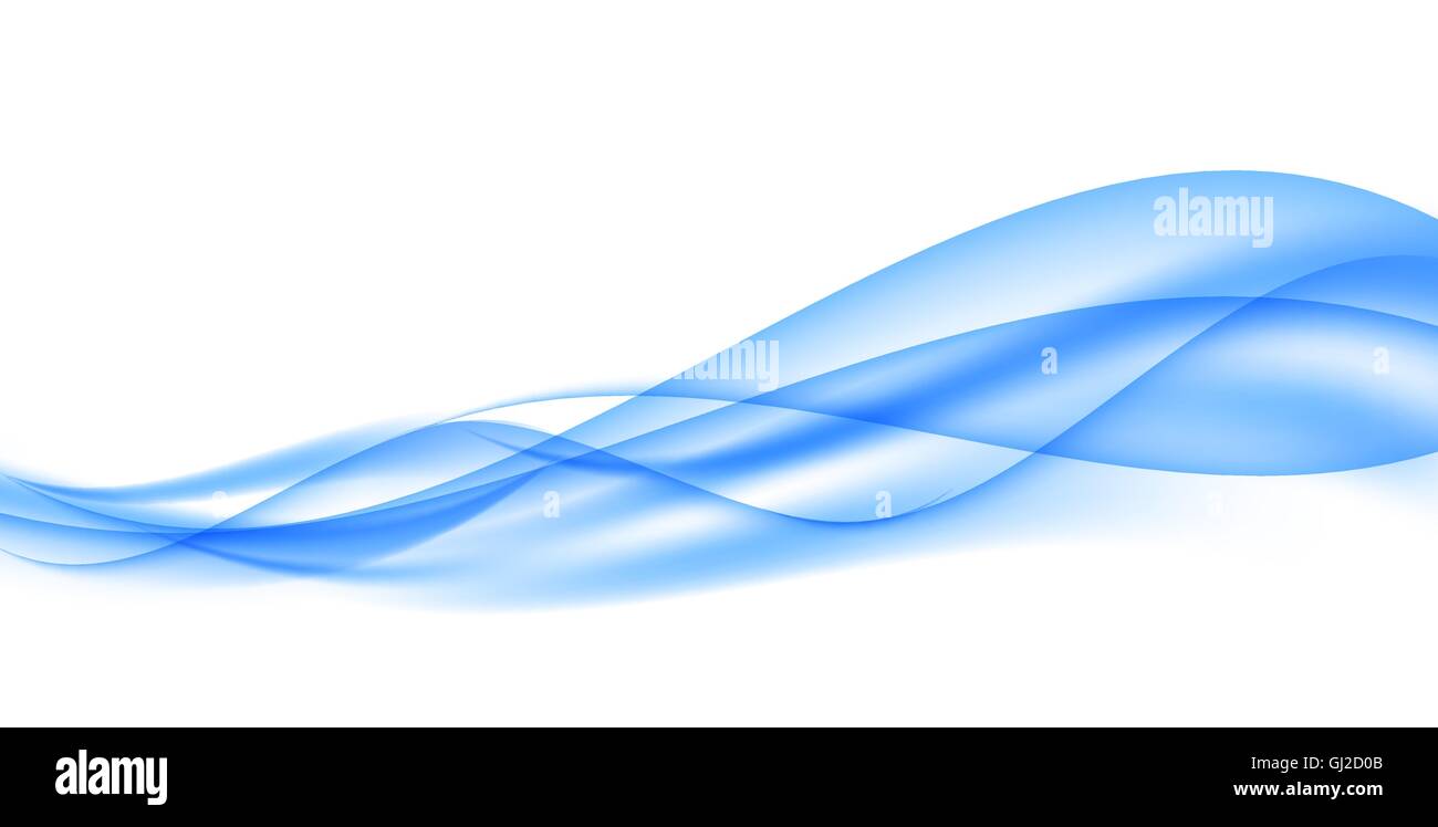 Abstract Wave on White Background. Vector Illustration Stock Vector ...