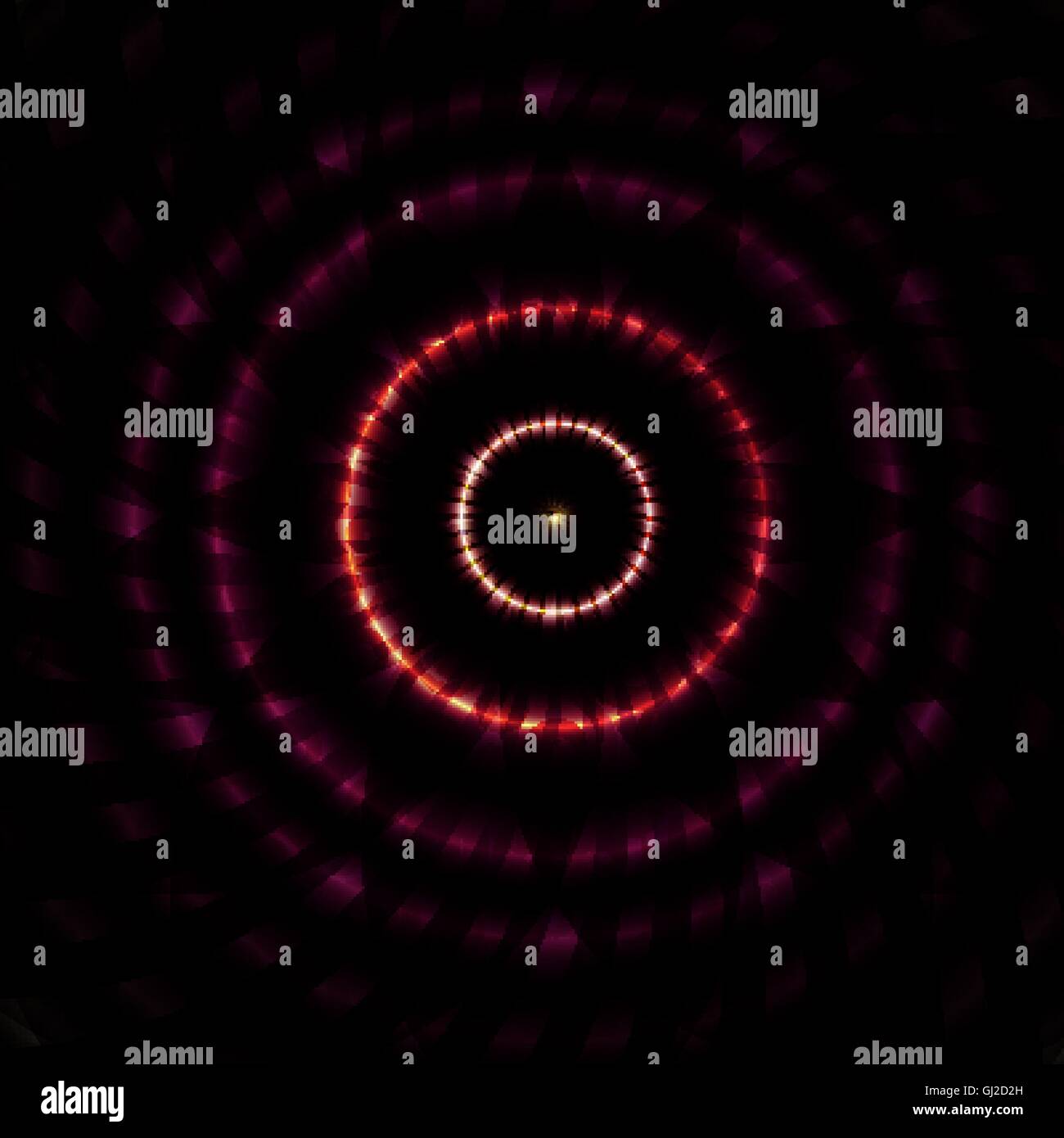 Vector Illustration of Beautiful Abstract Hypnotic Background Stock ...