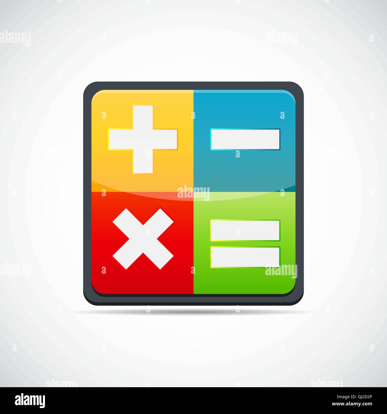 Calculator Sign Symbol Icon Vector Illustration Stock Vector Image ...
