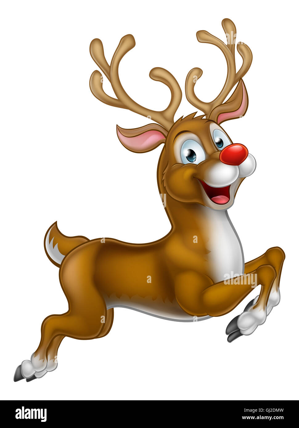 Cartoon reindeer hi-res stock photography and images - Alamy