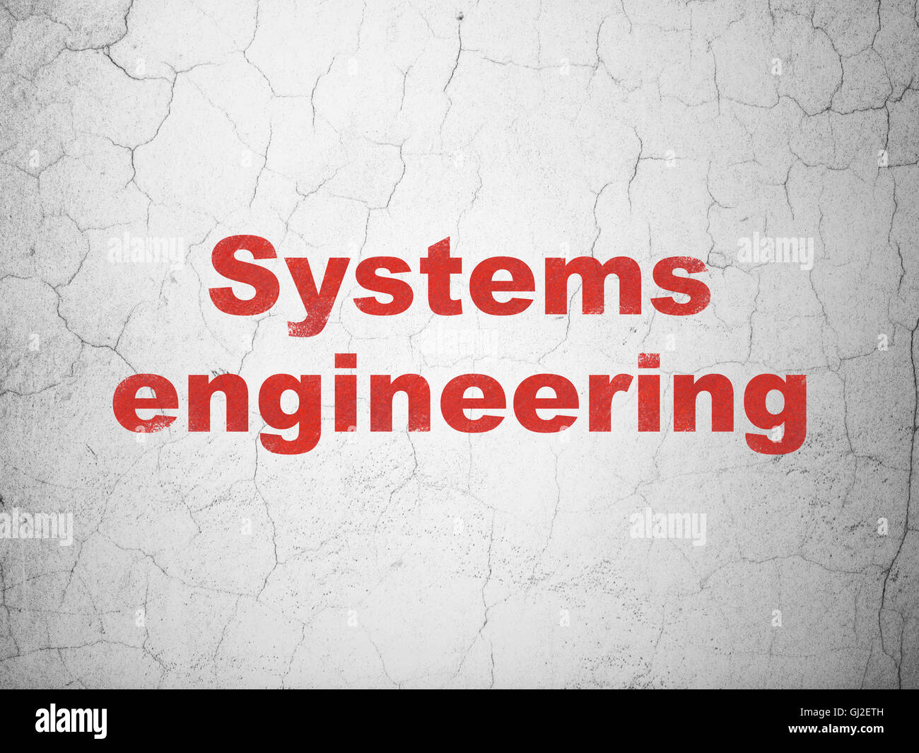 Science concept: Systems Engineering on wall background Stock Photo - Alamy
