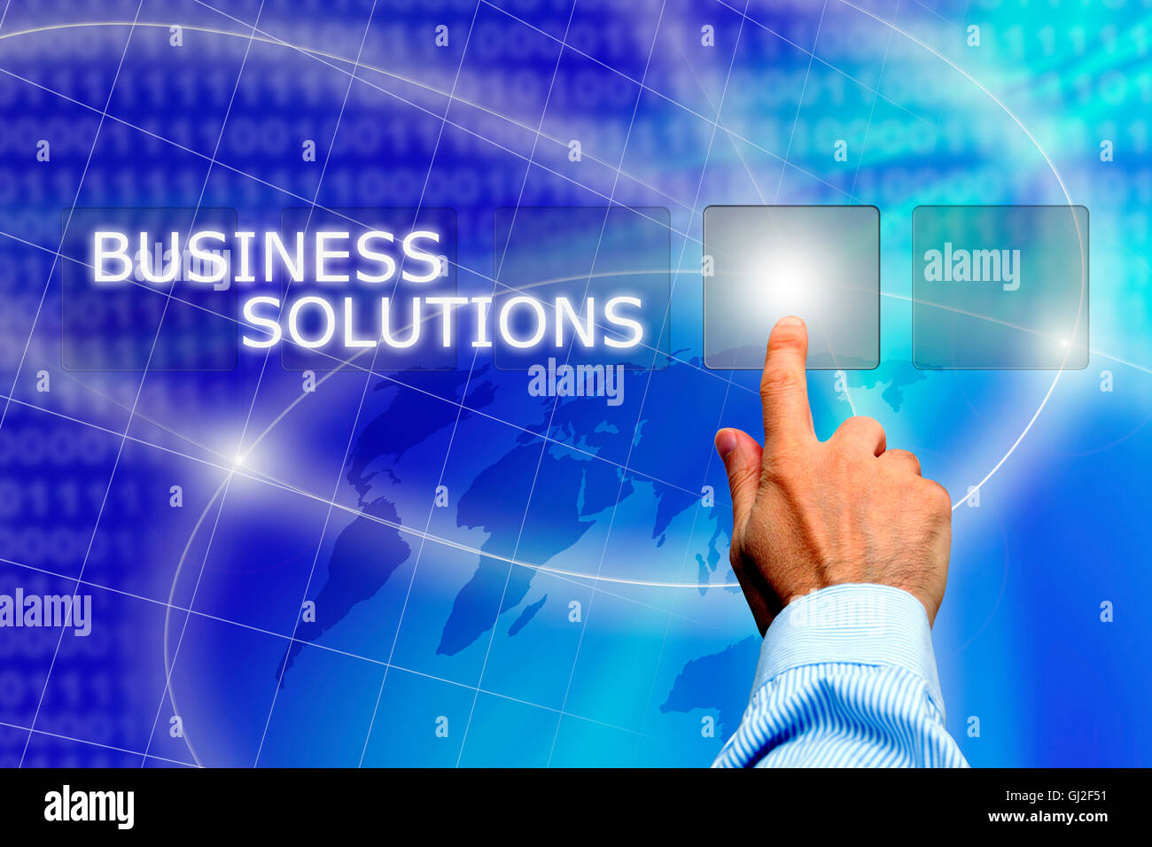 business solutions concept Stock Photo - Alamy