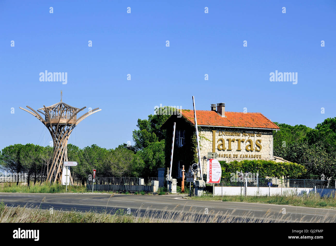 Field Jarras, Listel wine production Aigues-Mortes Camargue in the ...