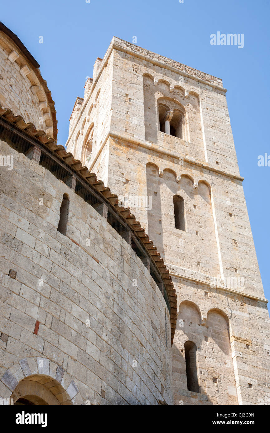 St Antimo Abbey Church; Tuscany; Italy Stock Photo - Alamy
