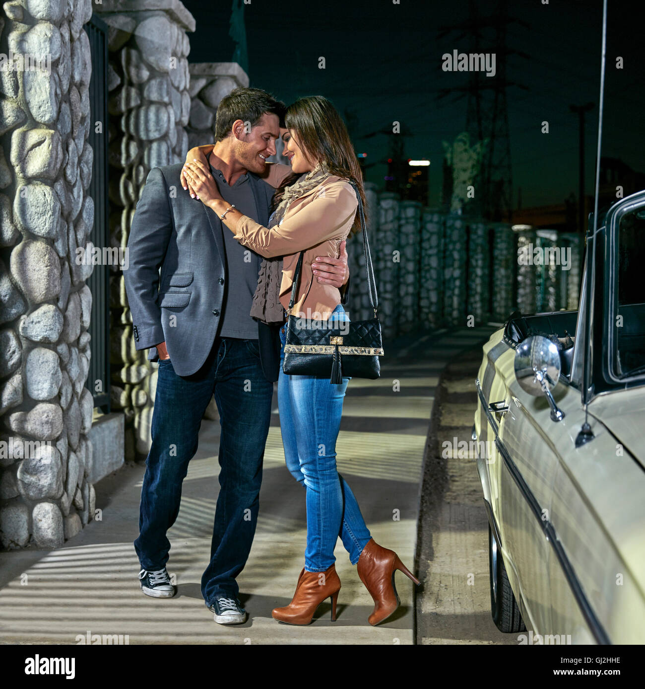 Skinny man hugging hi-res stock photography and images - Alamy