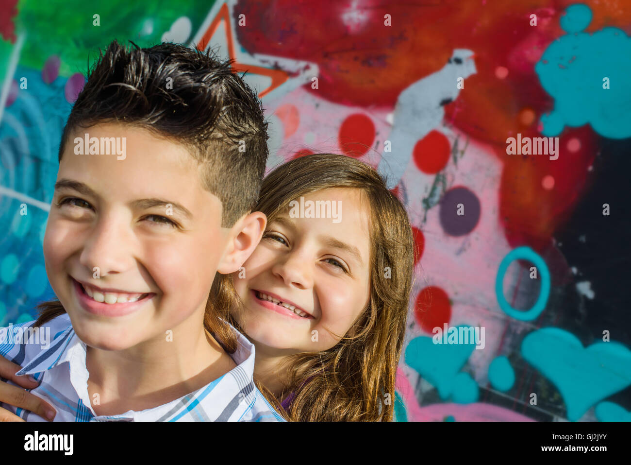 Boy in wall hi-res stock photography and images - Alamy
