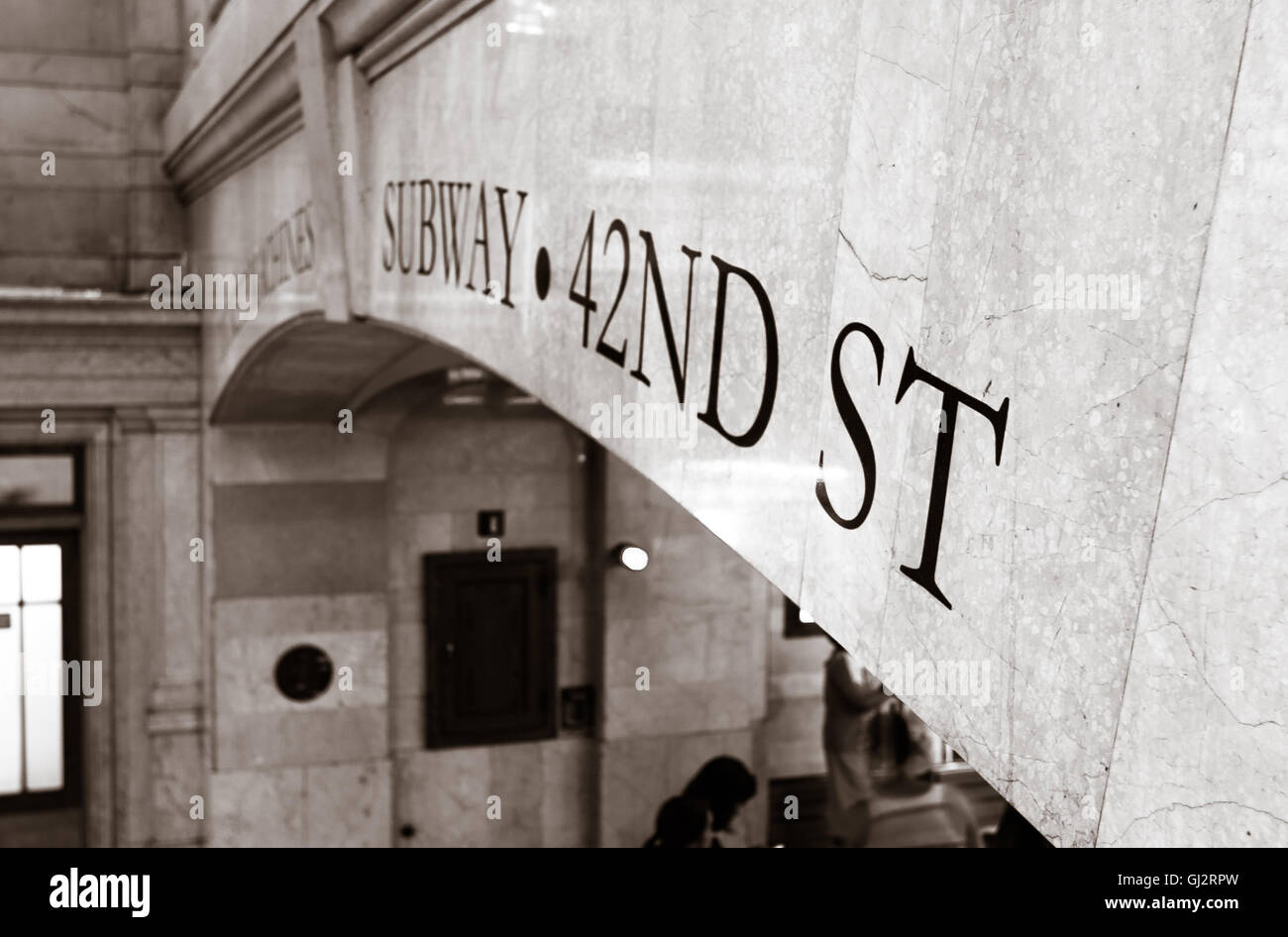 New york subway sign exit hi-res stock photography and images - Alamy