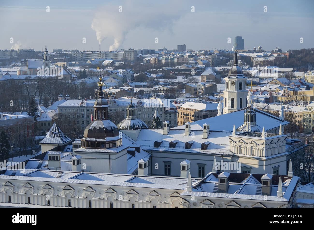 Vilnius winter hi-res stock photography and images - Alamy