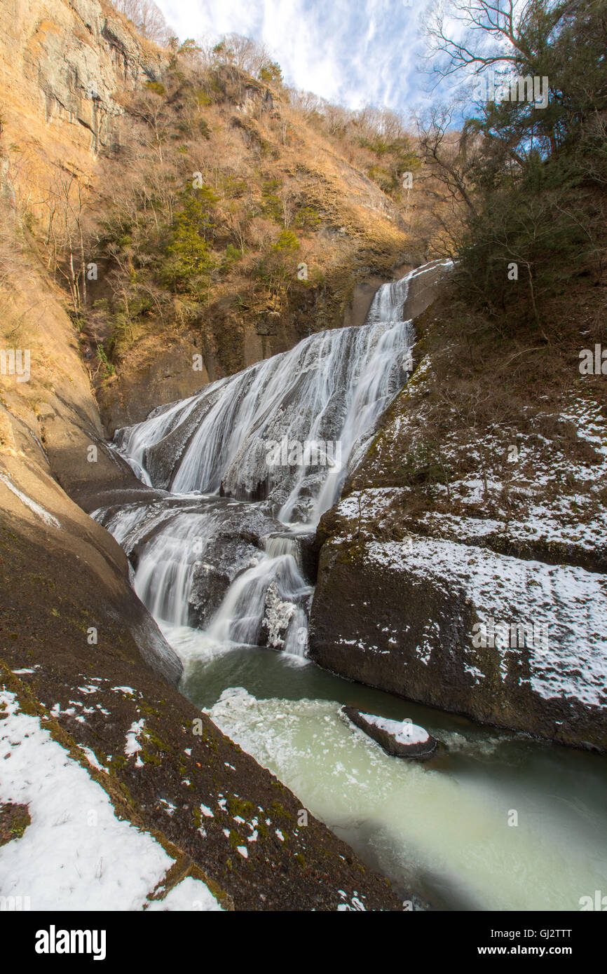 Fukuroda Falls Waterfall in Ibaraki Japan Winter Stock Photo - Alamy