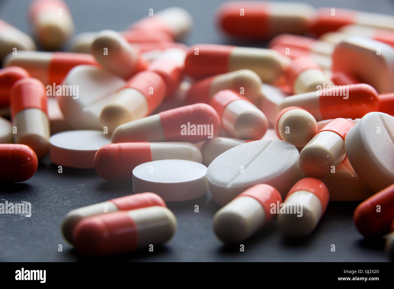 Pharmacy theme heap red hi-res stock photography and images - Alamy