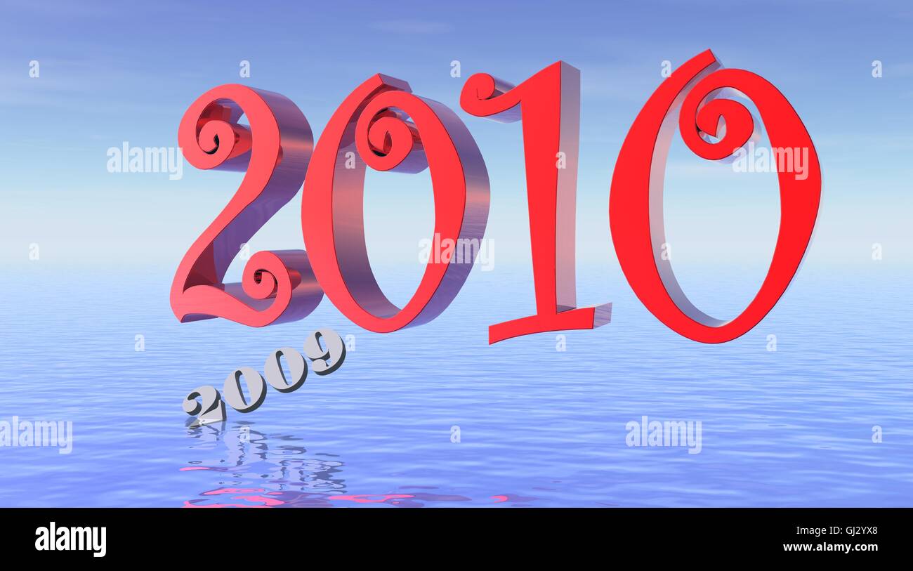 New Year 2010 Stock Photo - Alamy