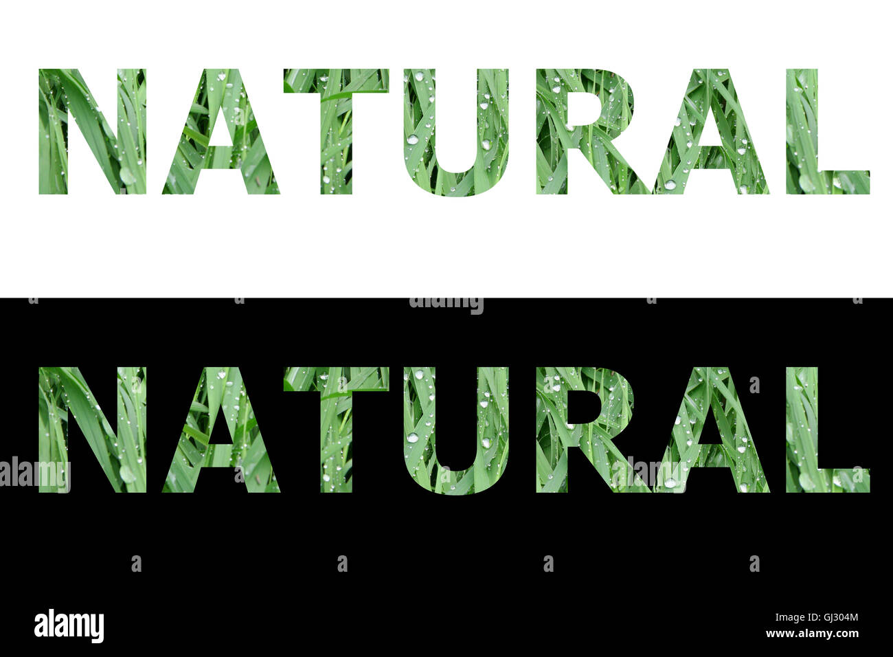 Textured Word Natural Stock Photo - Alamy