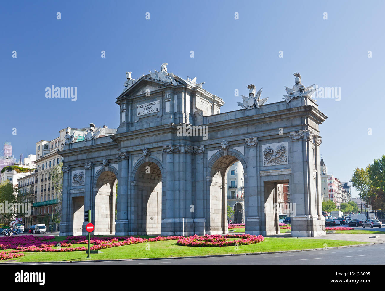 The Puerta de Alcala in Madrid Stock Photo - Alamy