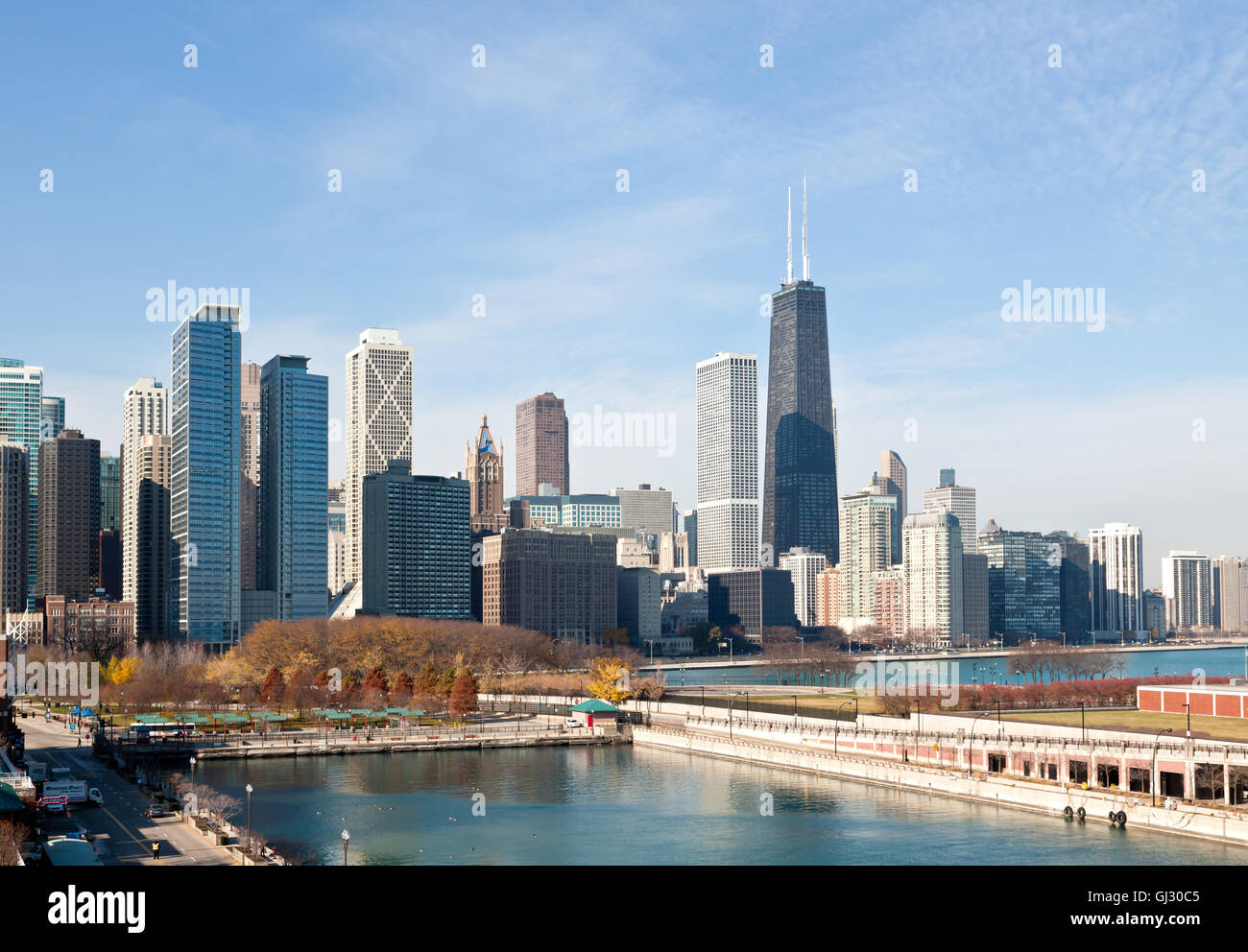 The Chicago Skyline Stock Photo - Alamy