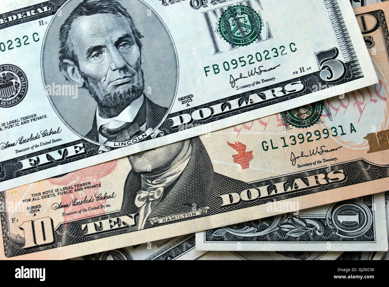 American money notes hi-res stock photography and images - Alamy
