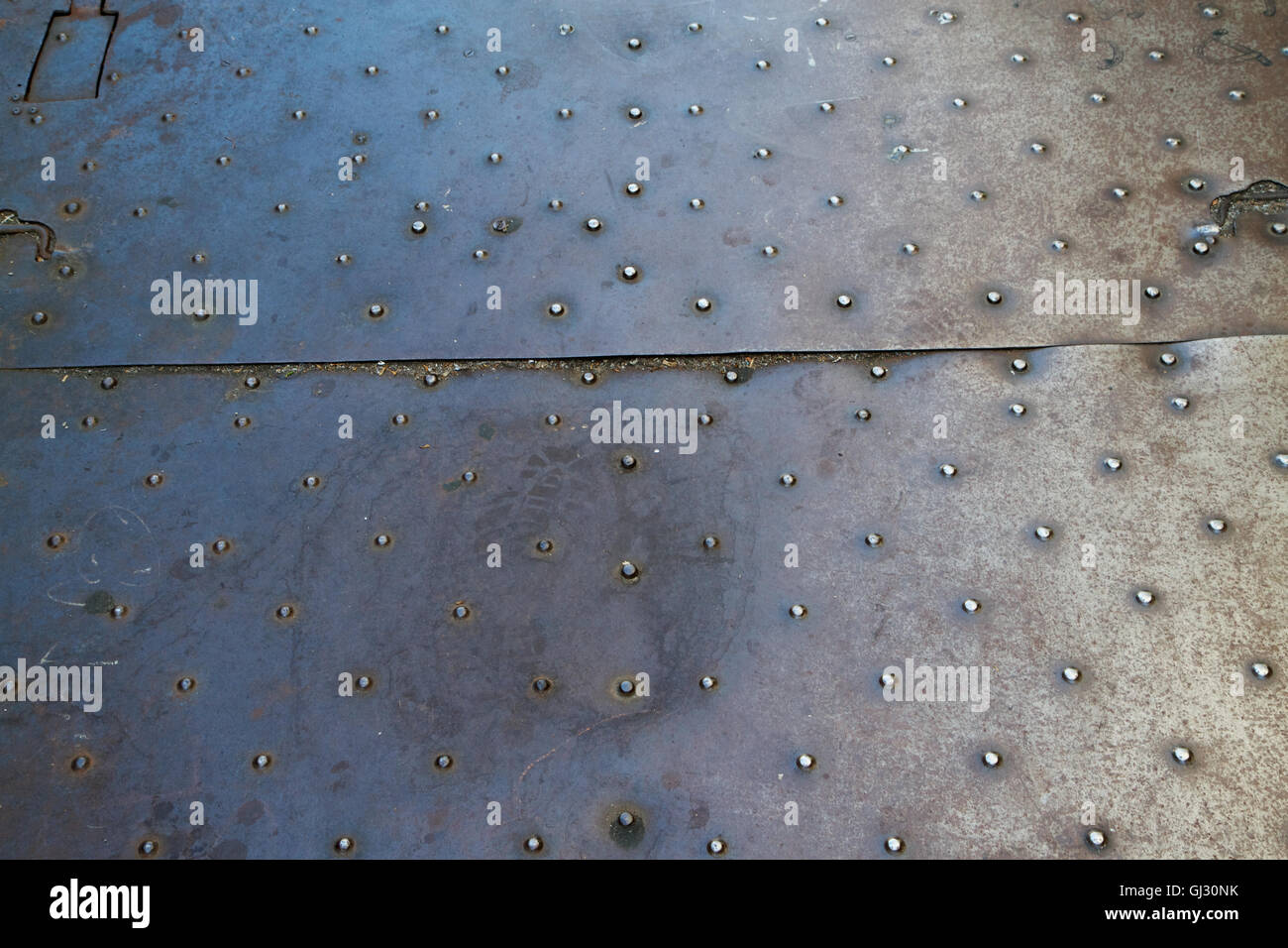 Steel cellar doors horizontal Stock Photo - Alamy