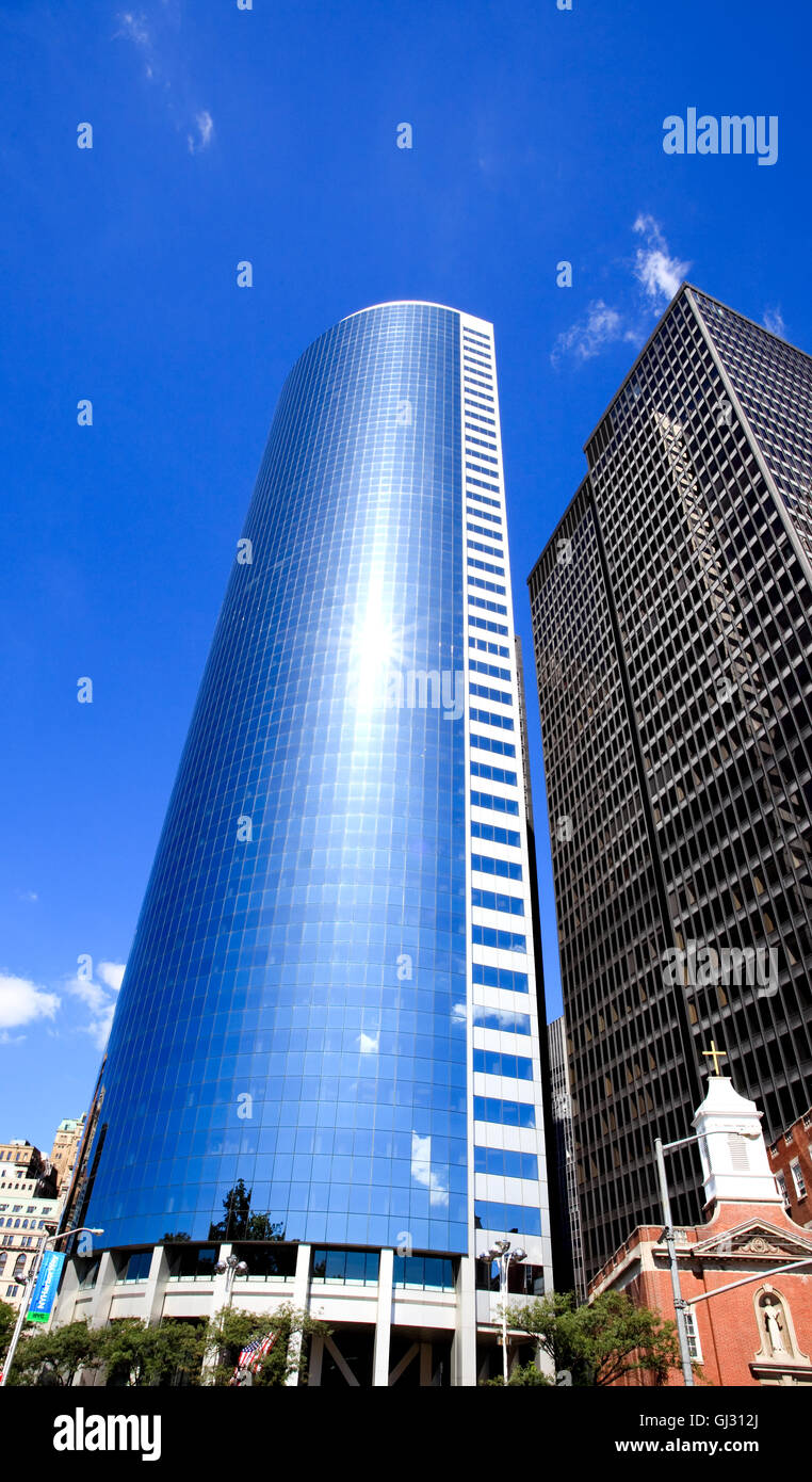 The high-rise office buildings in Lower Manhattan Stock Photo - Alamy