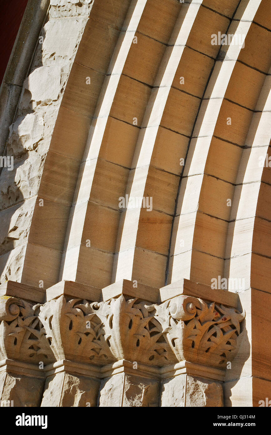 Arched Building Bricks HDR Stock Photo - Alamy