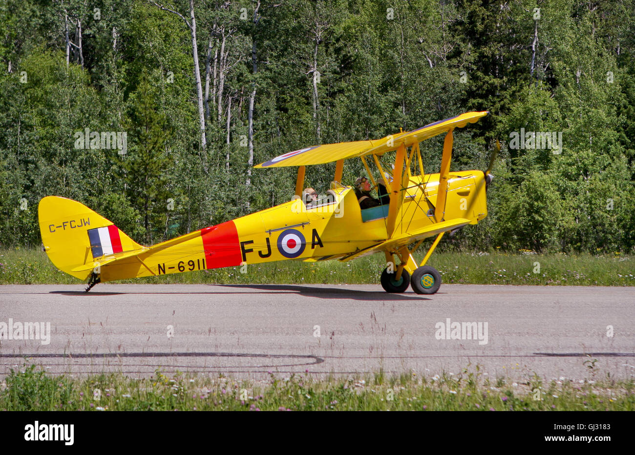 Tiger Moth, 1938, Airplane Stock Photo - Alamy