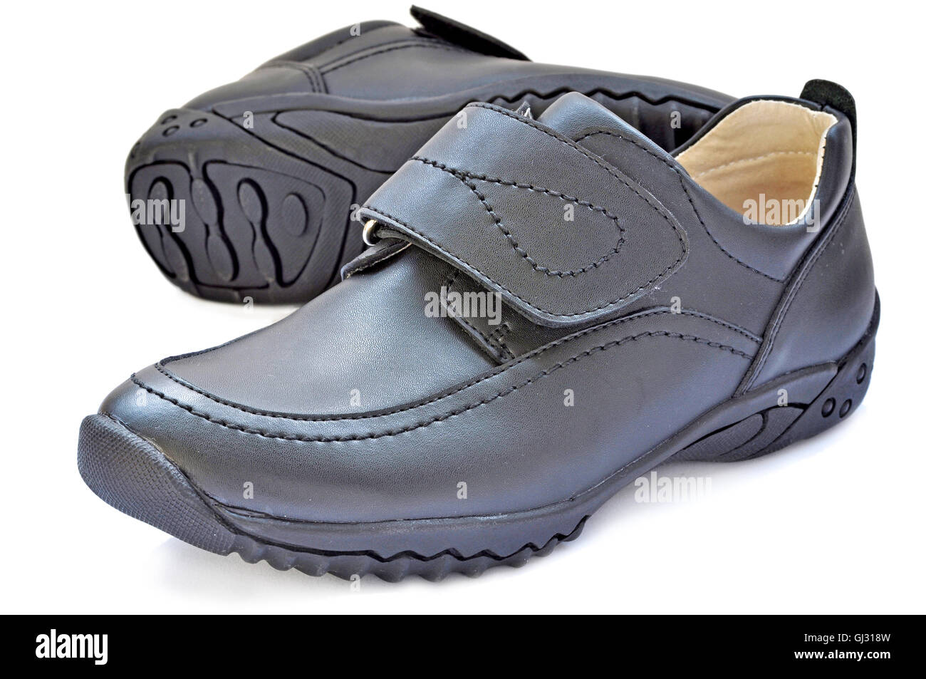 Black children shoes hi-res stock photography and images - Alamy