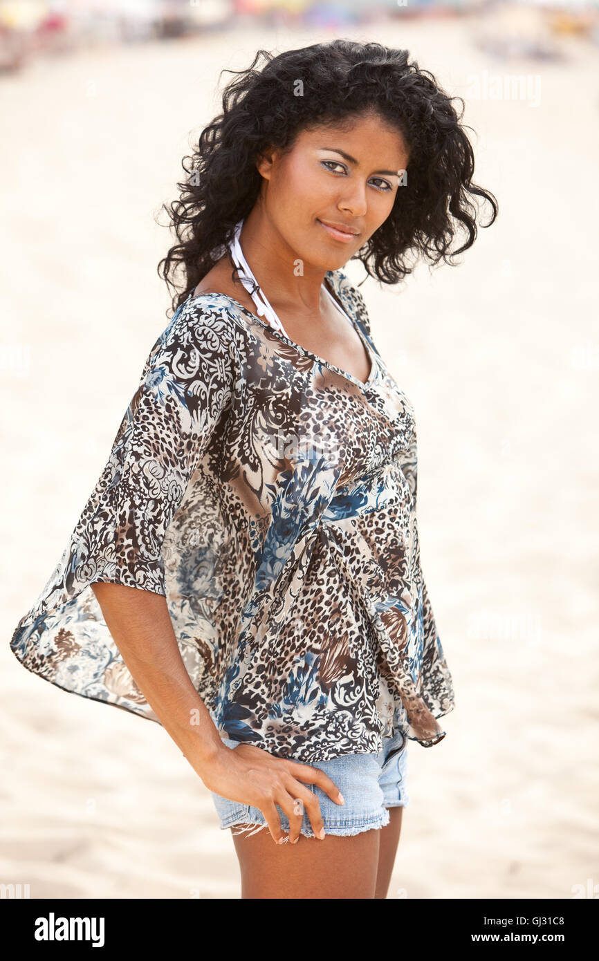Brazilian women at the beach hi-res stock photography and images - Alamy