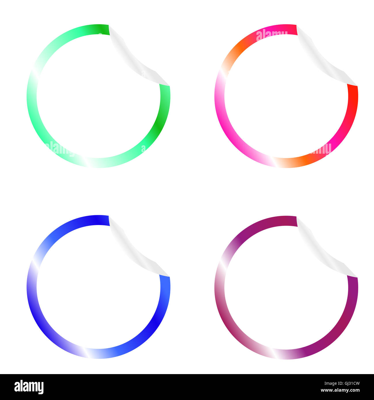 Red color sale tag Cut Out Stock Images & Pictures - Alamy