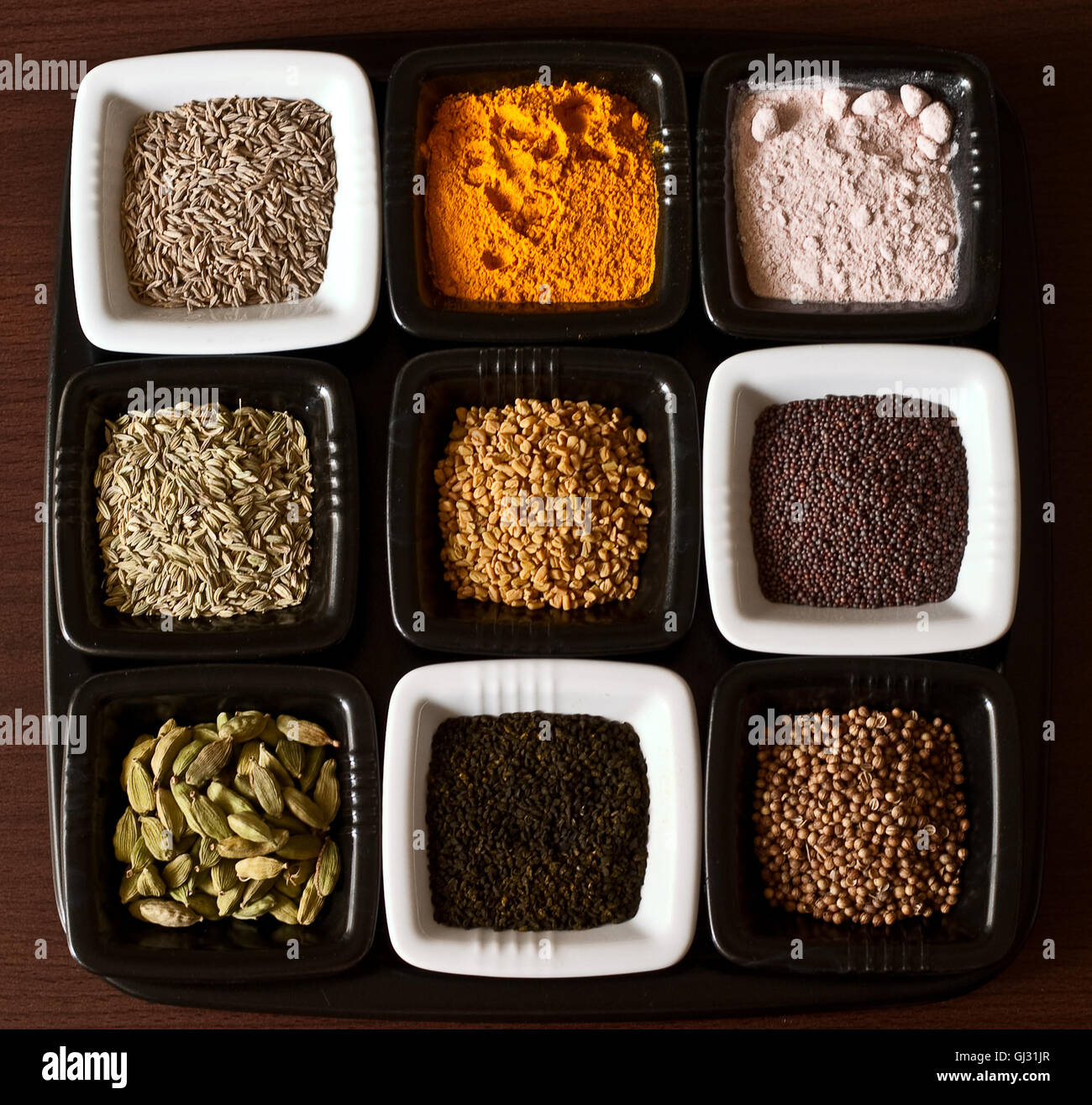 Set of spices Stock Photo - Alamy