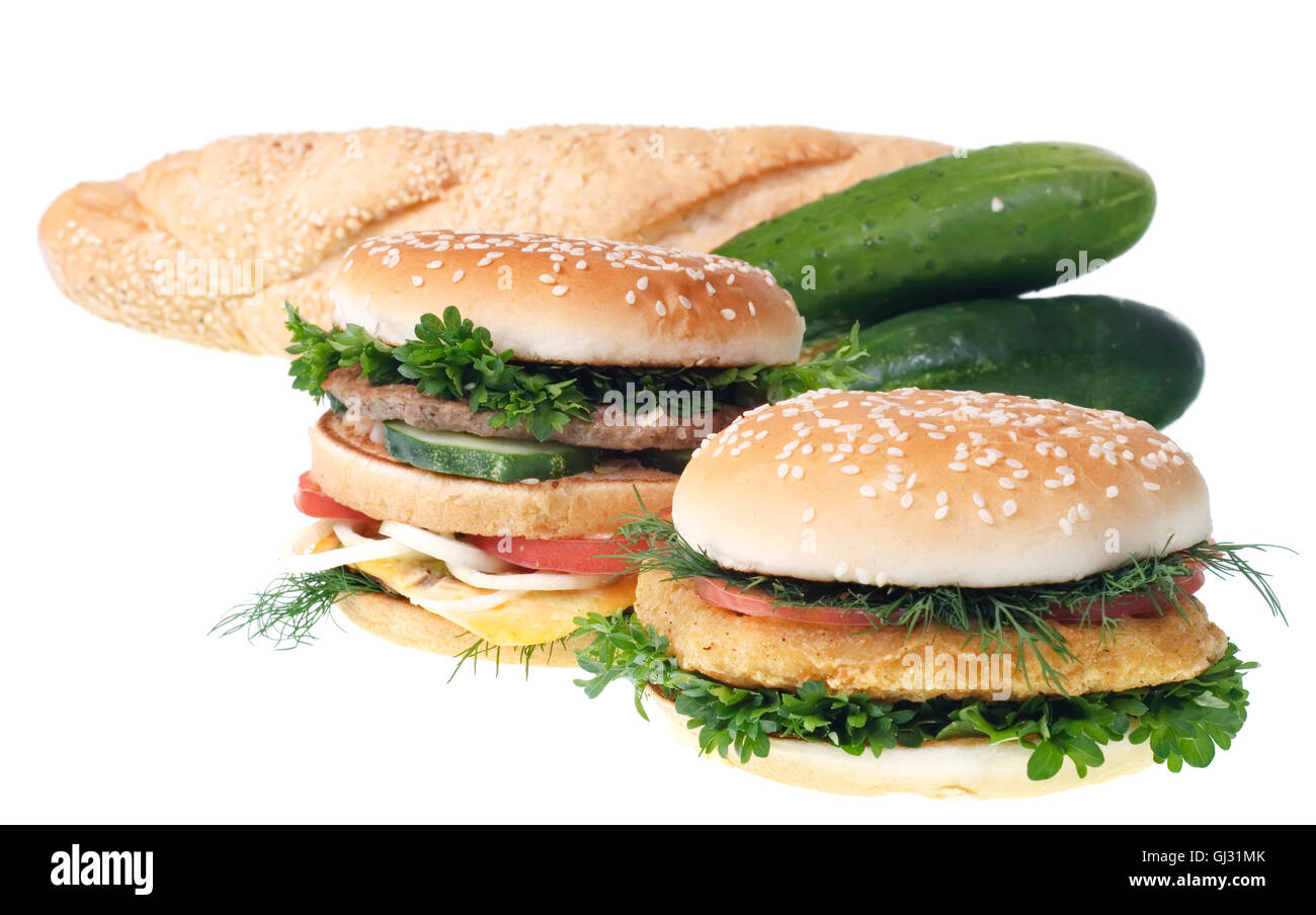 Bite of burger Cut Out Stock Images & Pictures - Alamy