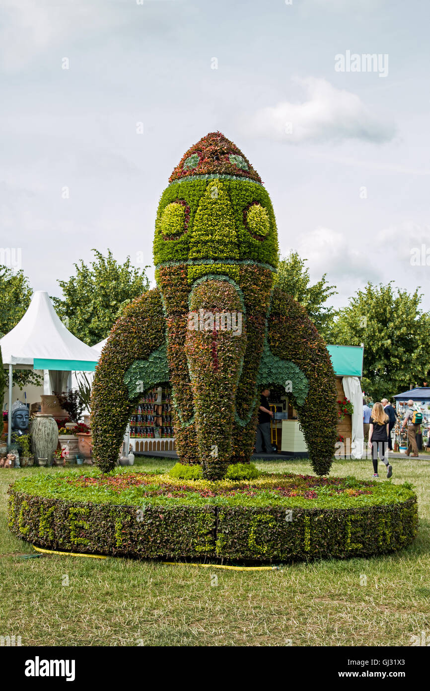 Space Rocket made of plants Stock Photo - Alamy