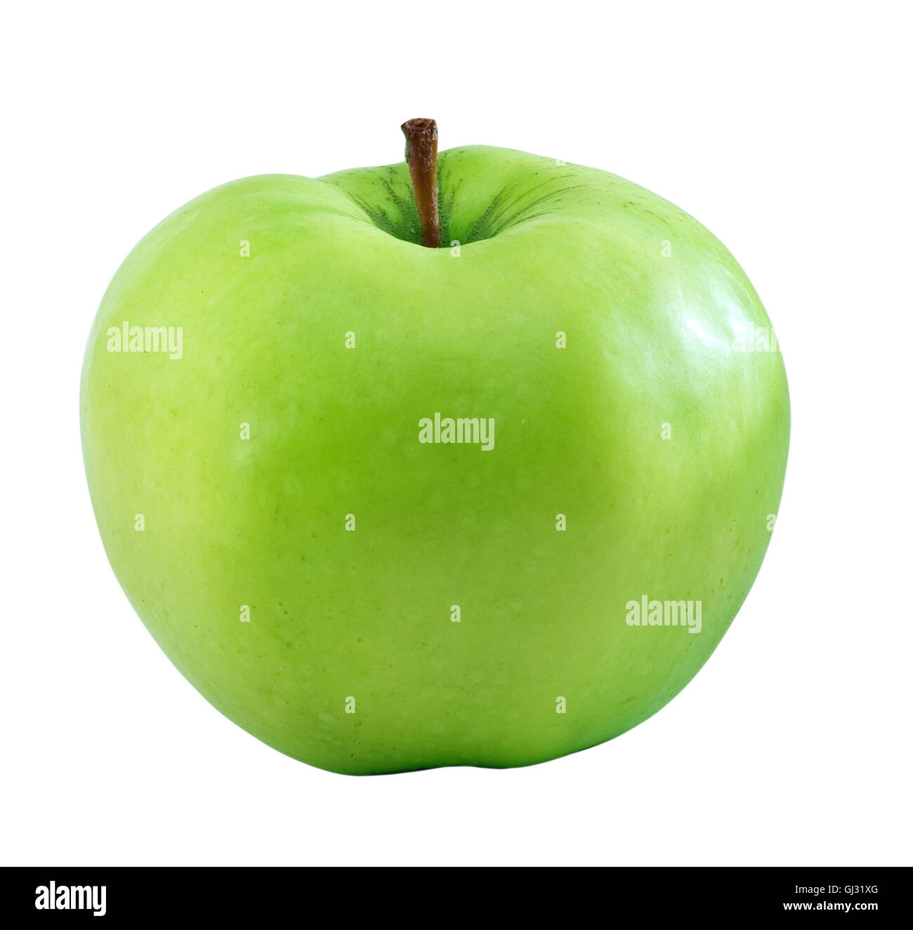 Green apple isolated Stock Photo - Alamy