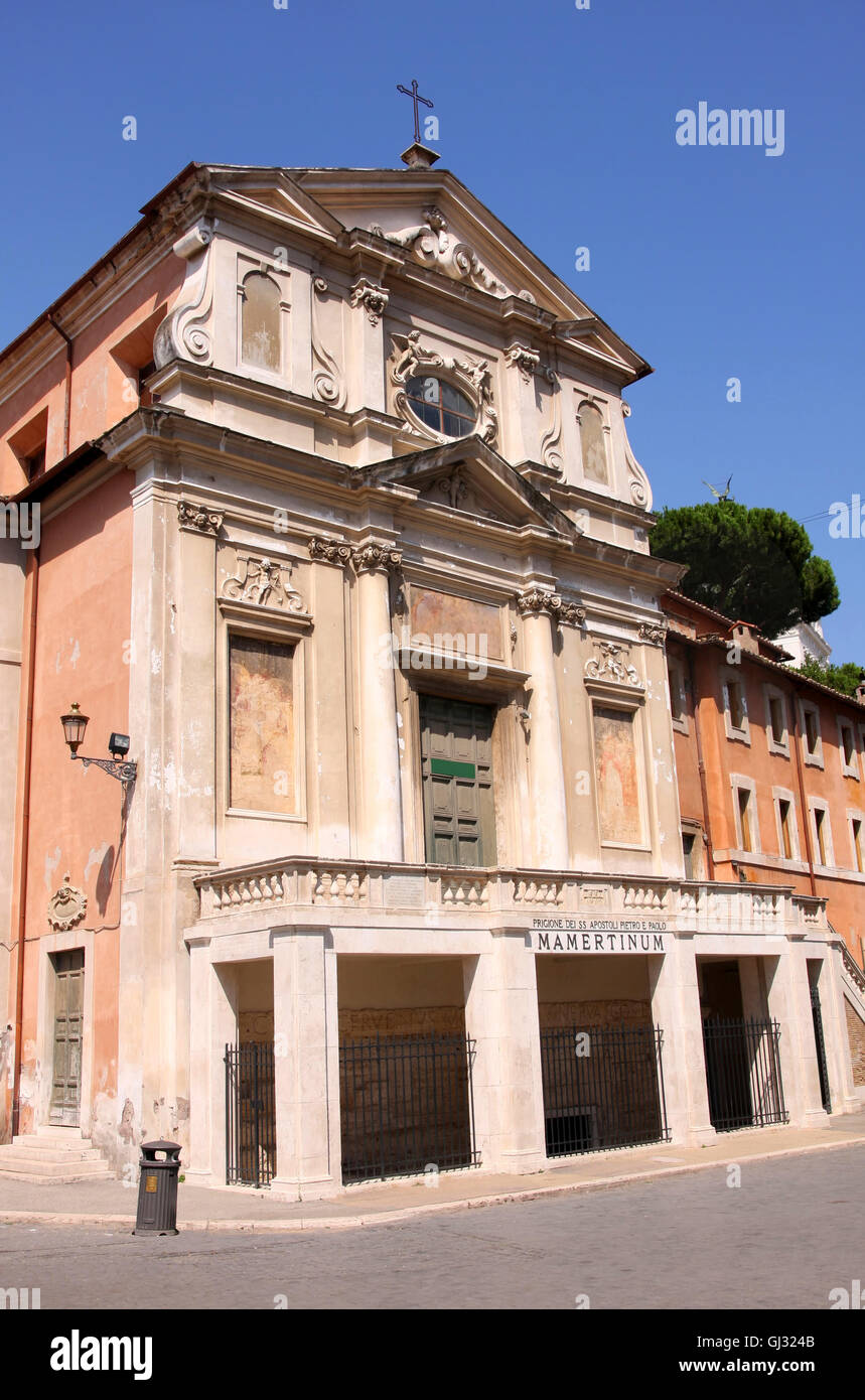 Mamertine prison in Rome, Italy Stock Photo - Alamy