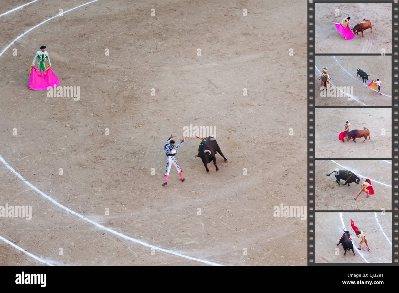 Bullfight - the one of the most controversial events in the world Stock ...