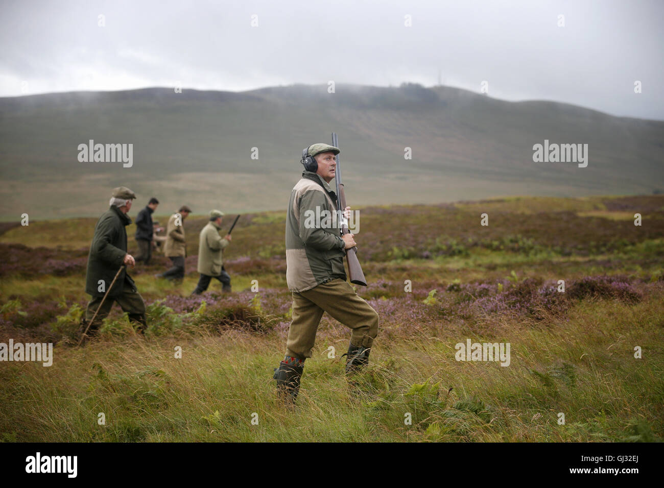 Celebrity chef Nick Nairn joined a shooting party on the Abercairny ...