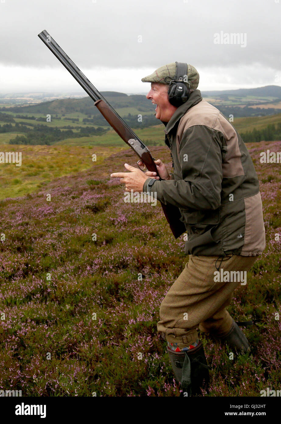 Celebrity chef Nick Nairn joined a shooting party on the Abercairny ...