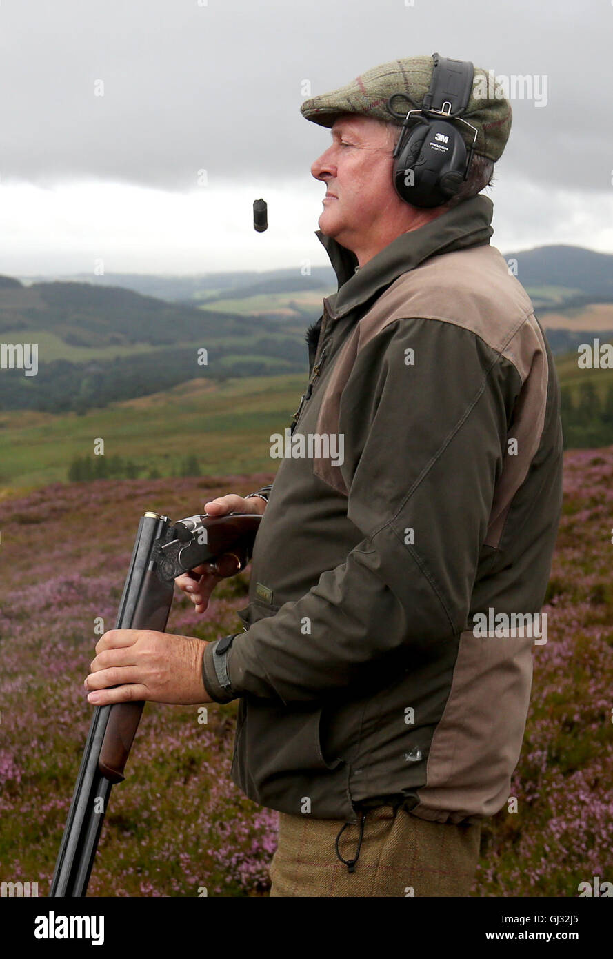 Celebrity chef Nick Nairn joined a shooting party on the Abercairny ...