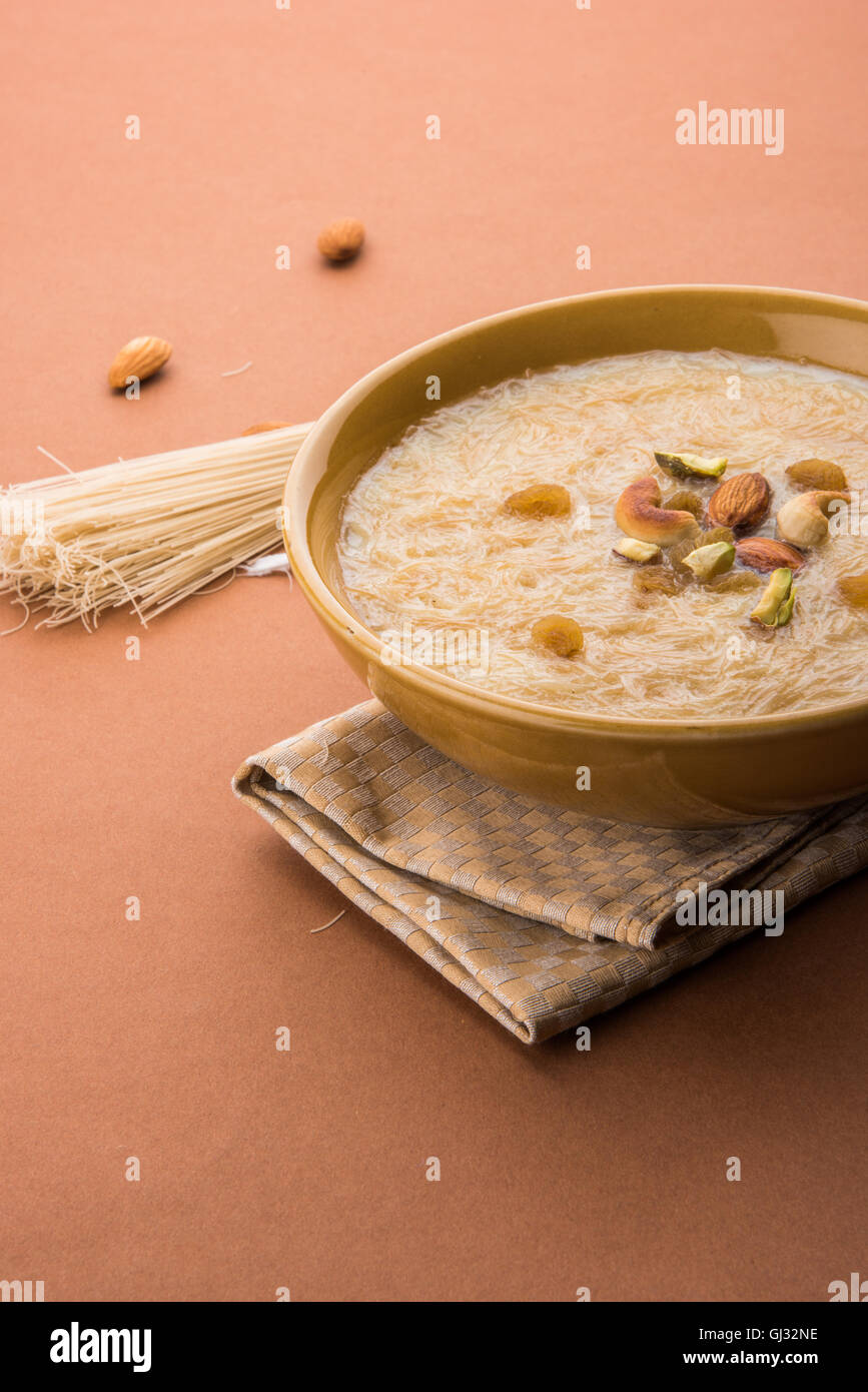 sweet Kheer or khir payasa, gil-e-firdaus, fereni also known as Sheer ...