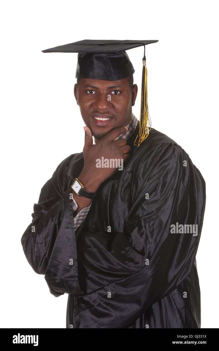 happy graduation a young man Stock Photo - Alamy