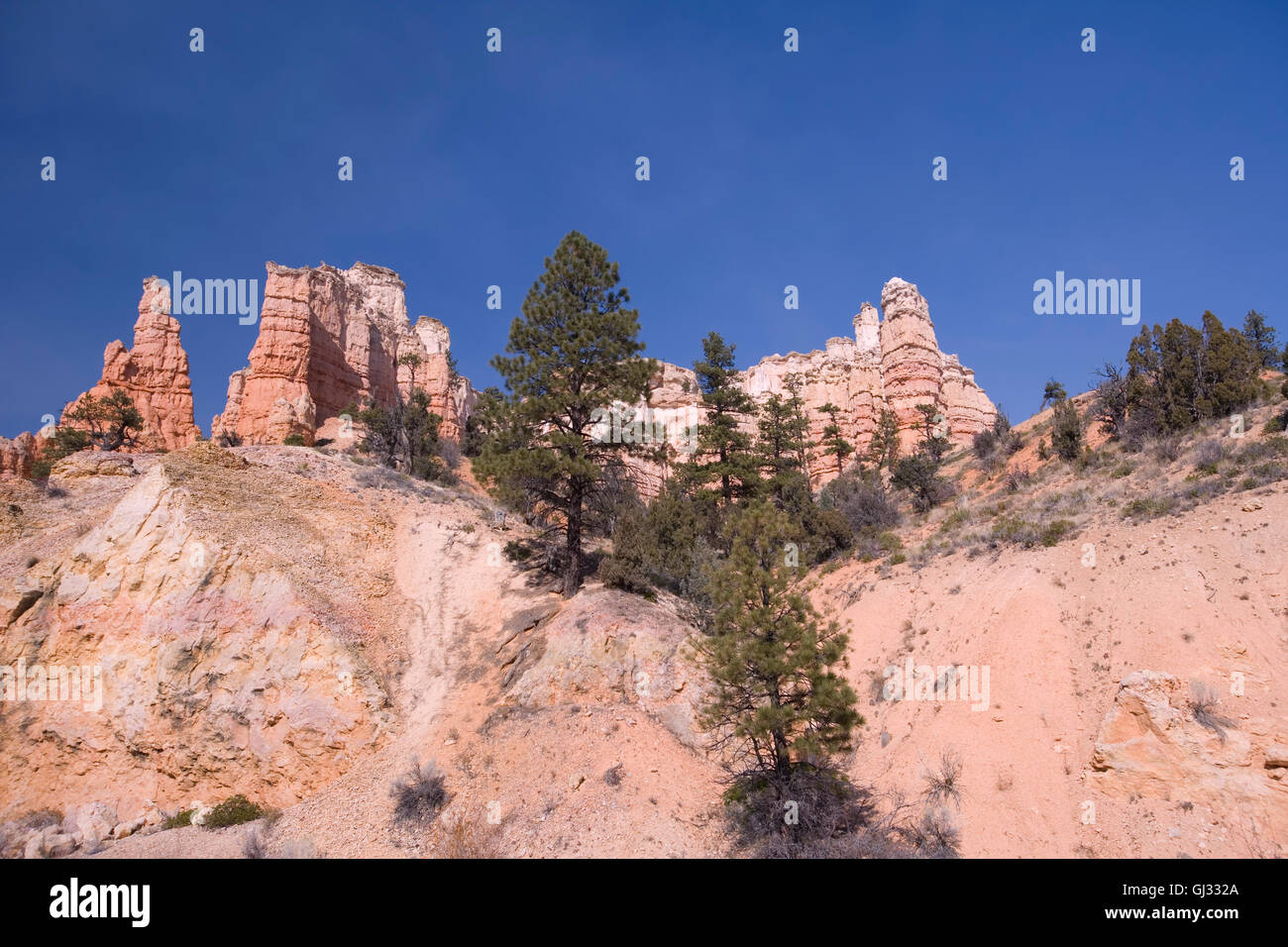 Rock chimneys & Sand Pipes Stock Photo - Alamy