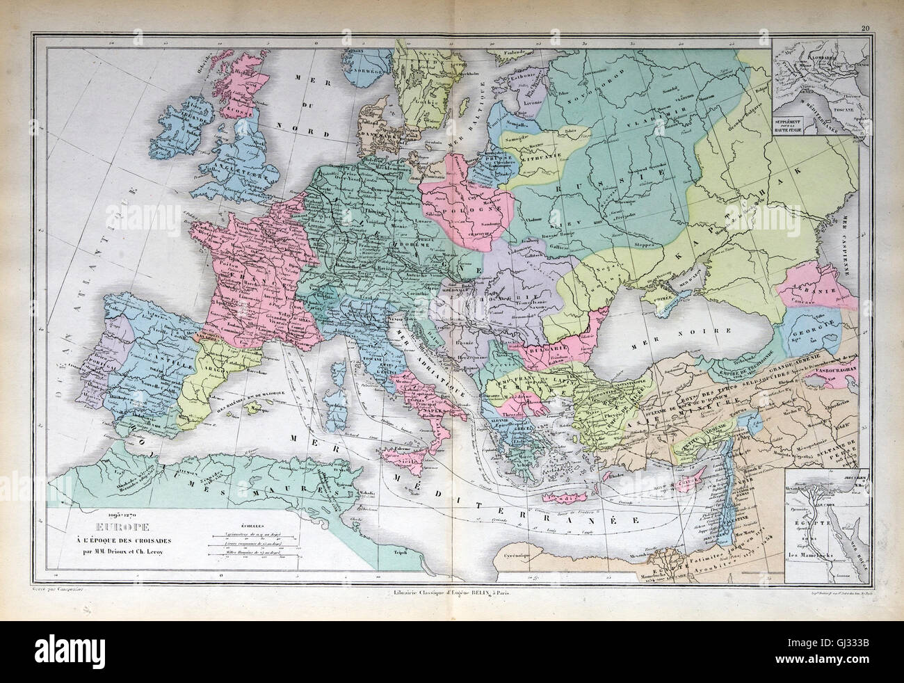 Historical europe map hi-res stock photography and images - Alamy