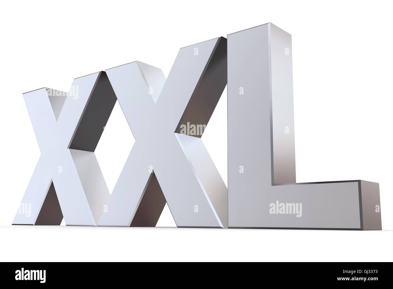 Shiny Letters XXL Stock Photo - Alamy