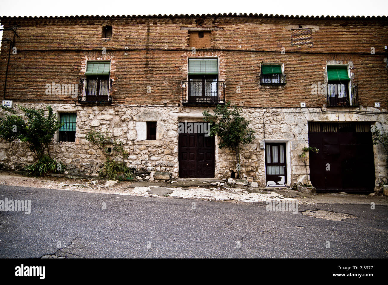 Medieval town, old architecture in Torija Spain Stock Photo - Alamy