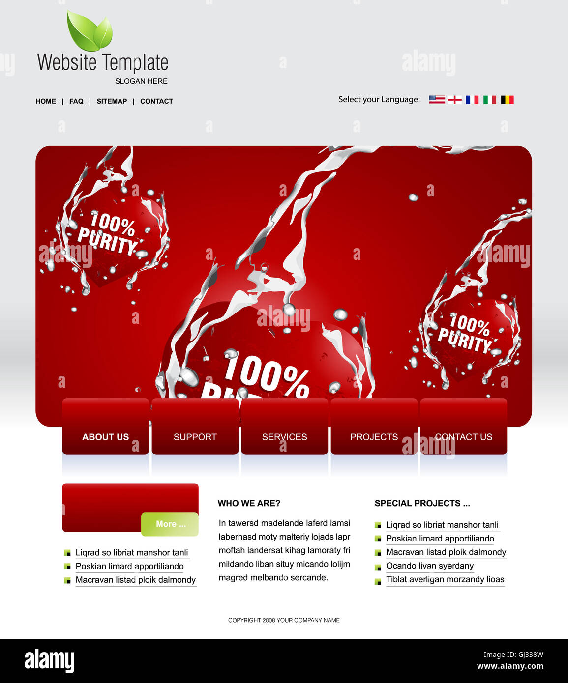 Ice page border hi-res stock photography and images - Alamy